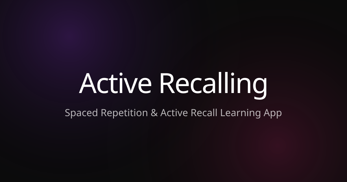 Spaced Repetition: The Complete Guide (2026) — Algorithms, Apps ...